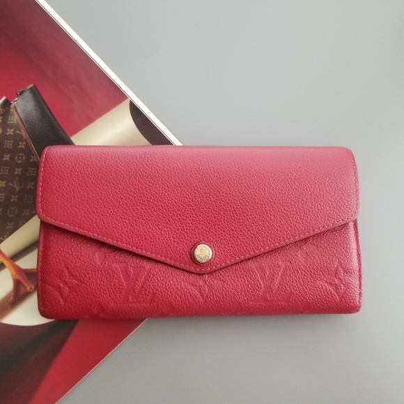 Louis Vuitton | Bags | Louis Vuitton Lv Empriente Red Envelope Wallet ...